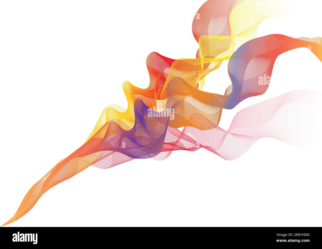 soft fire flames with smoke, vector background Stock Vector Image & Art ...