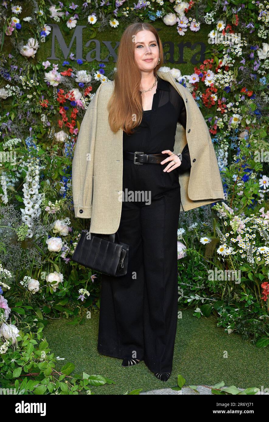 Amy Adams arrives at Max Mara's fashion show at Stockholm City Hall ...