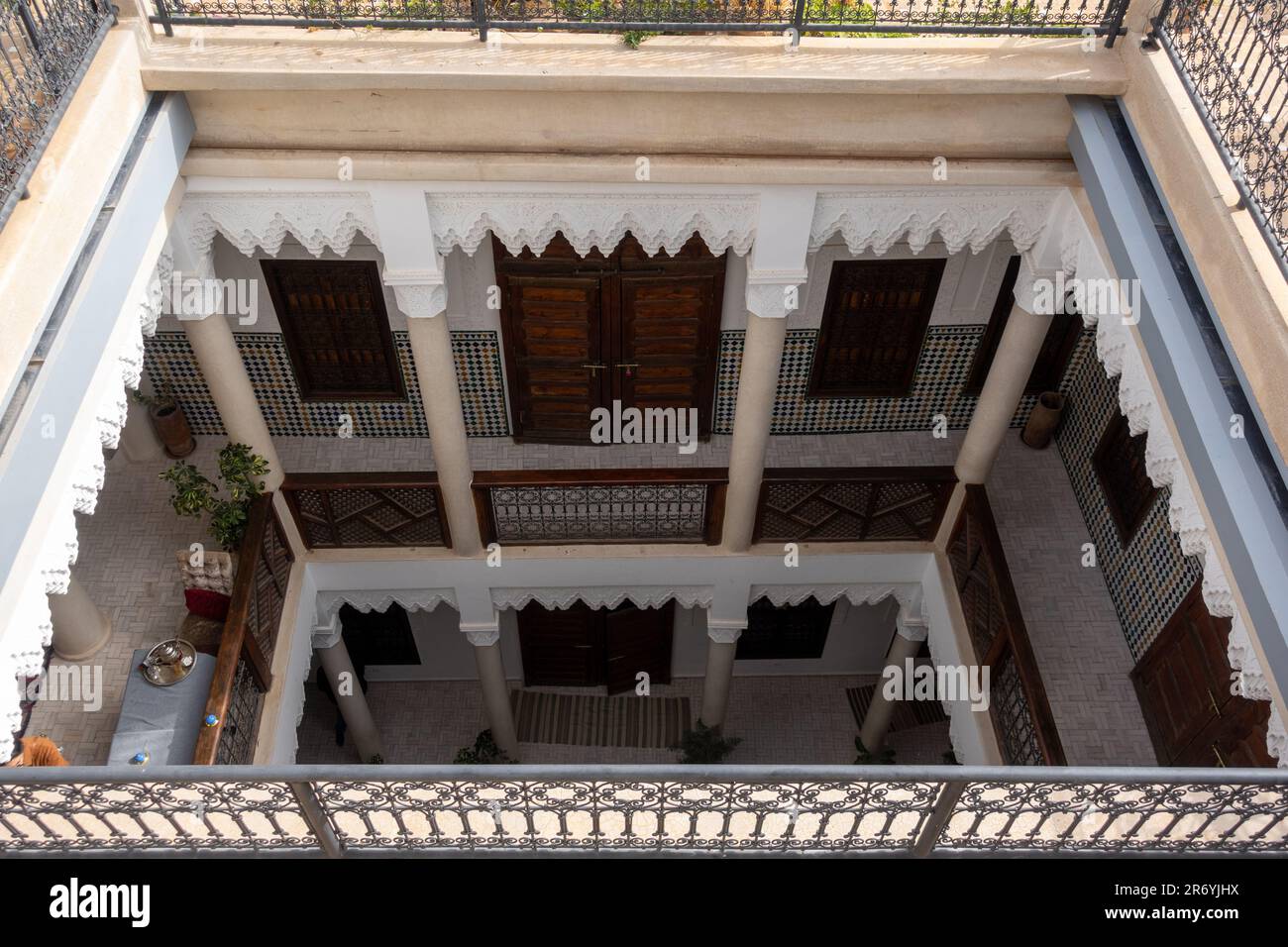 A traditional riad interior in Marrakech Stock Photo - Alamy