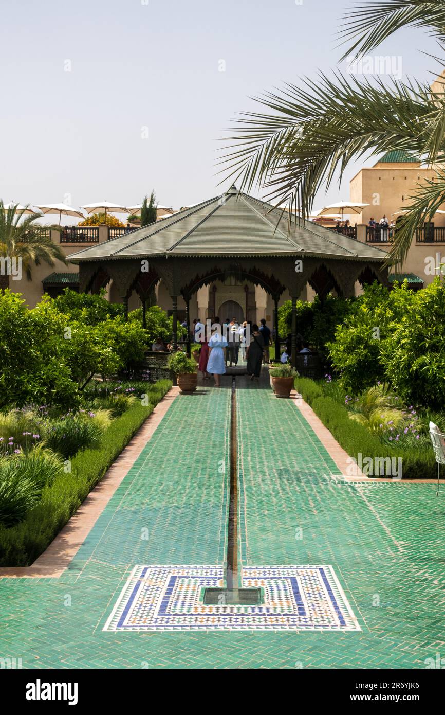 The Secret Garden, Marrakech, Morocco Stock Photo - Alamy
