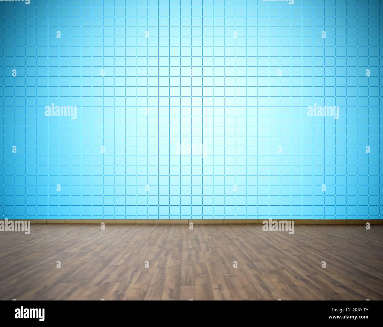 blank blue plasma tv wall in room Stock Photo - Alamy