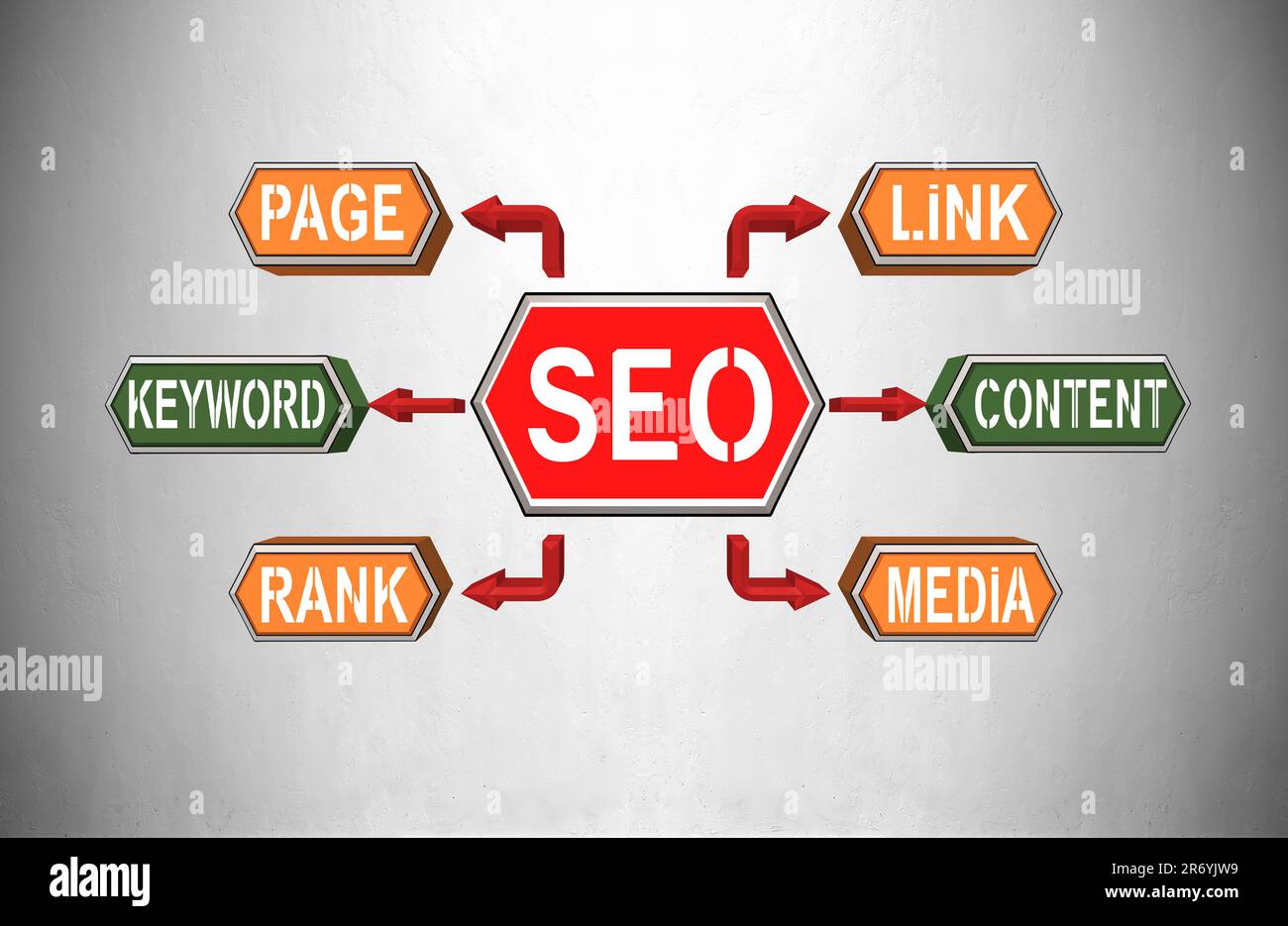 SEO, Search Engine Optimization concept, 3d render Stock Photo - Alamy