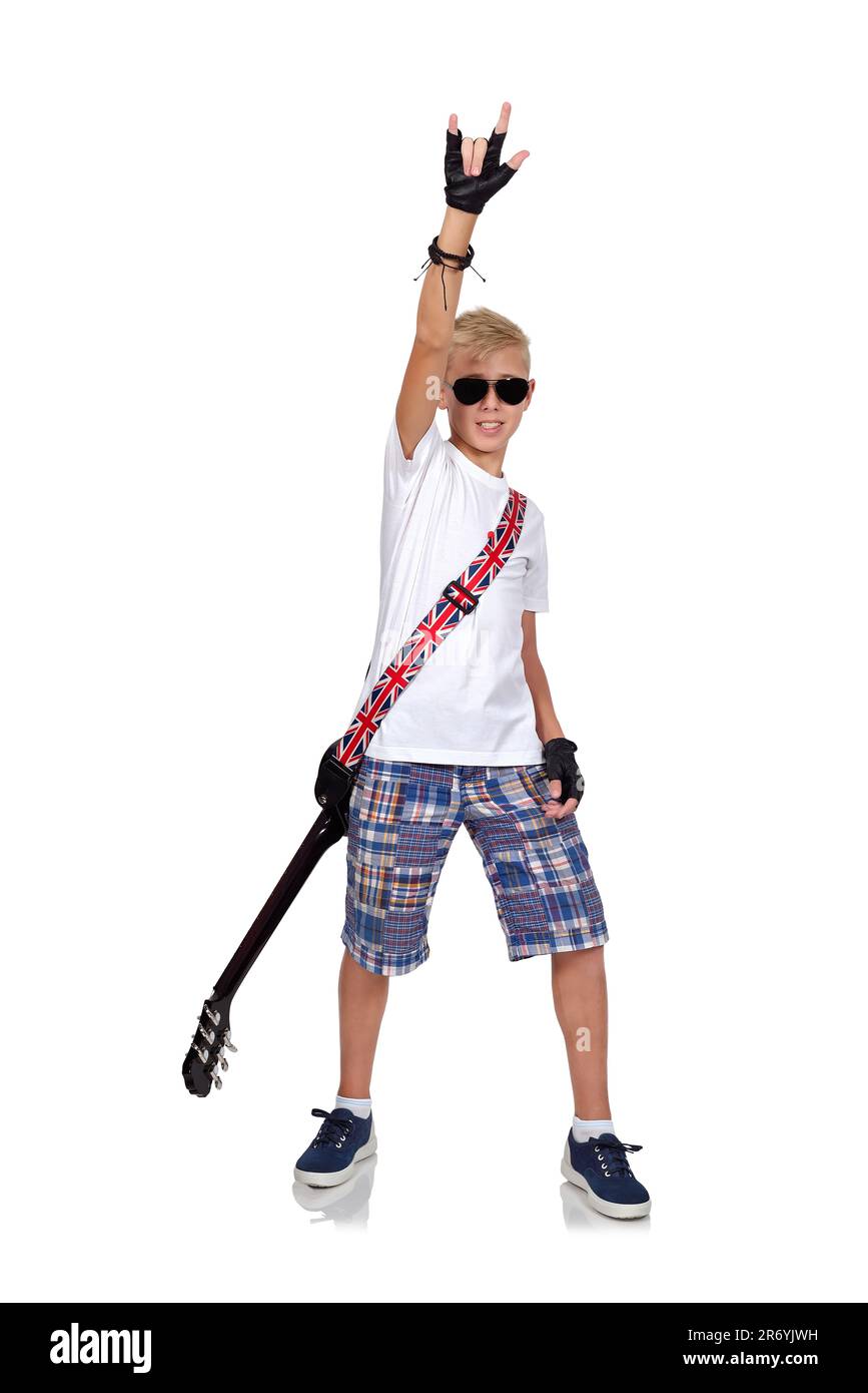 Boy musician hi-res stock photography and images - Alamy