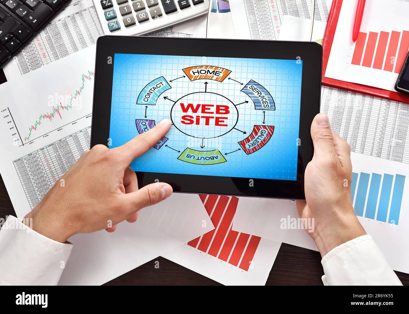 Website workspace hi-res stock photography and images - Alamy