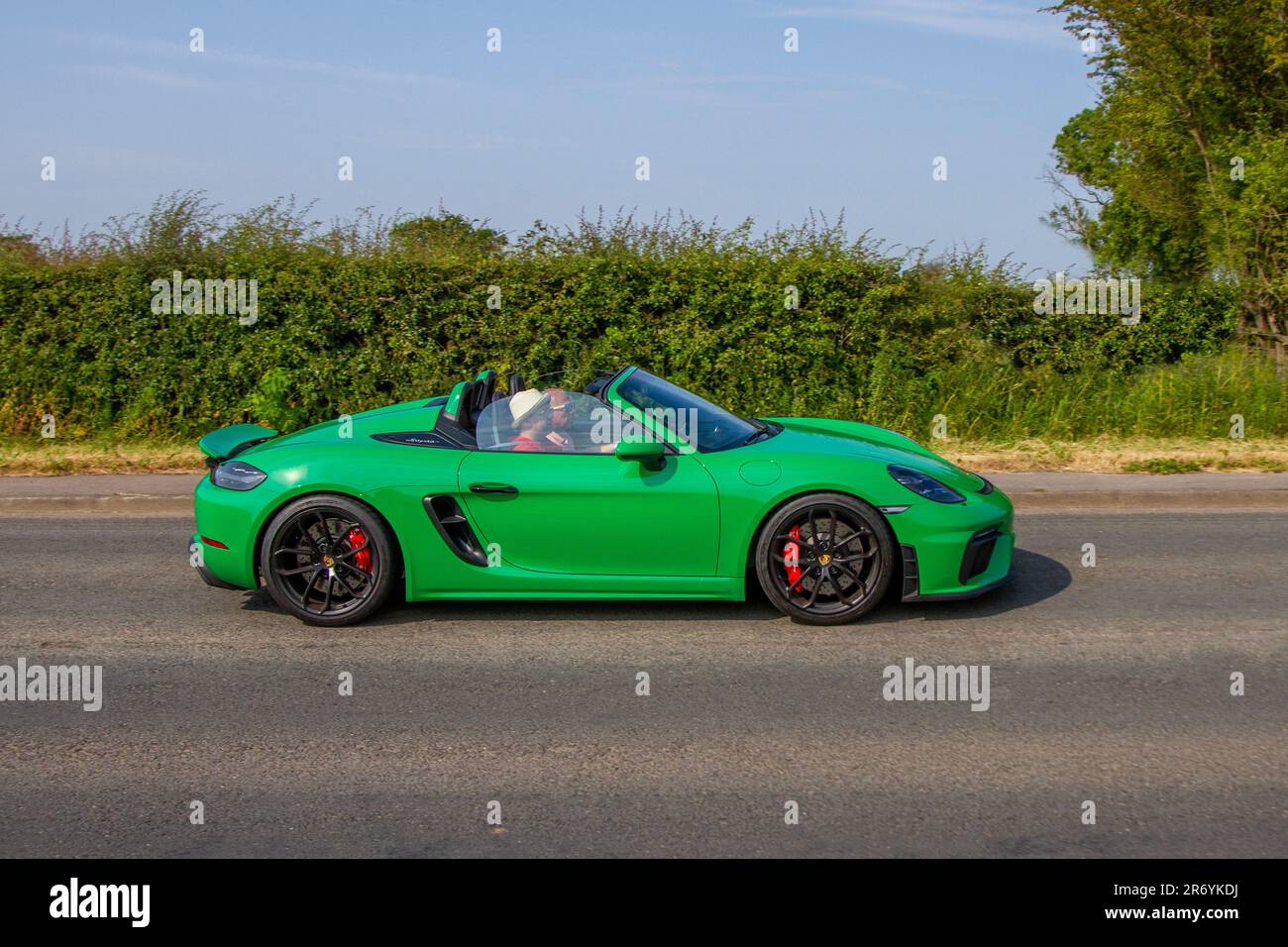2023 Green Porsche 718 (982) Spyder; Classic & Performance Motor Show ...