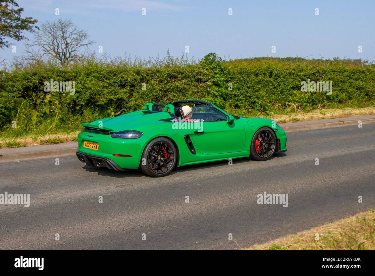2023 Green Porsche 718 (982) Spyder; Classic & Performance Motor Show ...