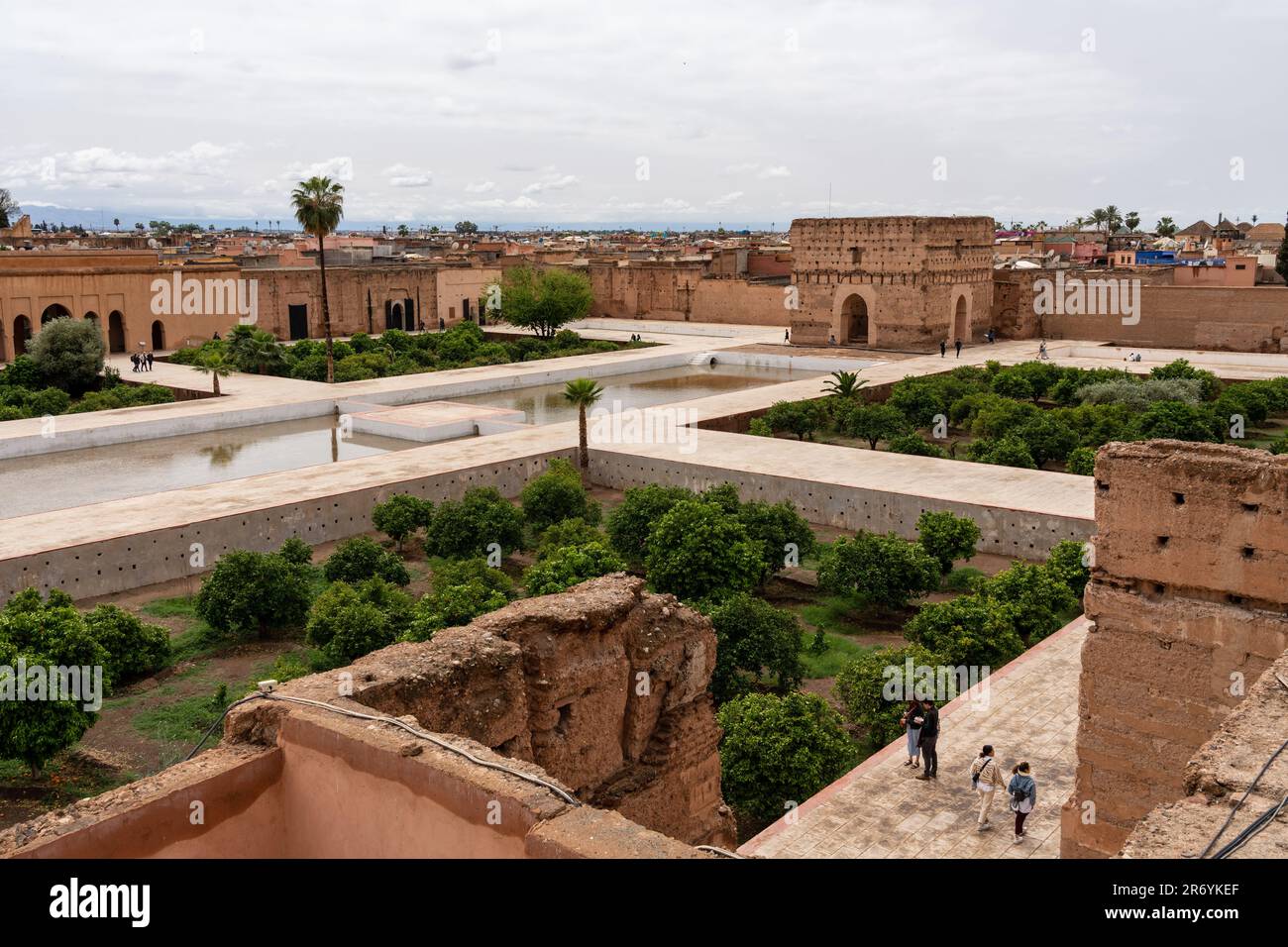 El Badi Palace, Marrakech, Morocco Stock Photo - Alamy