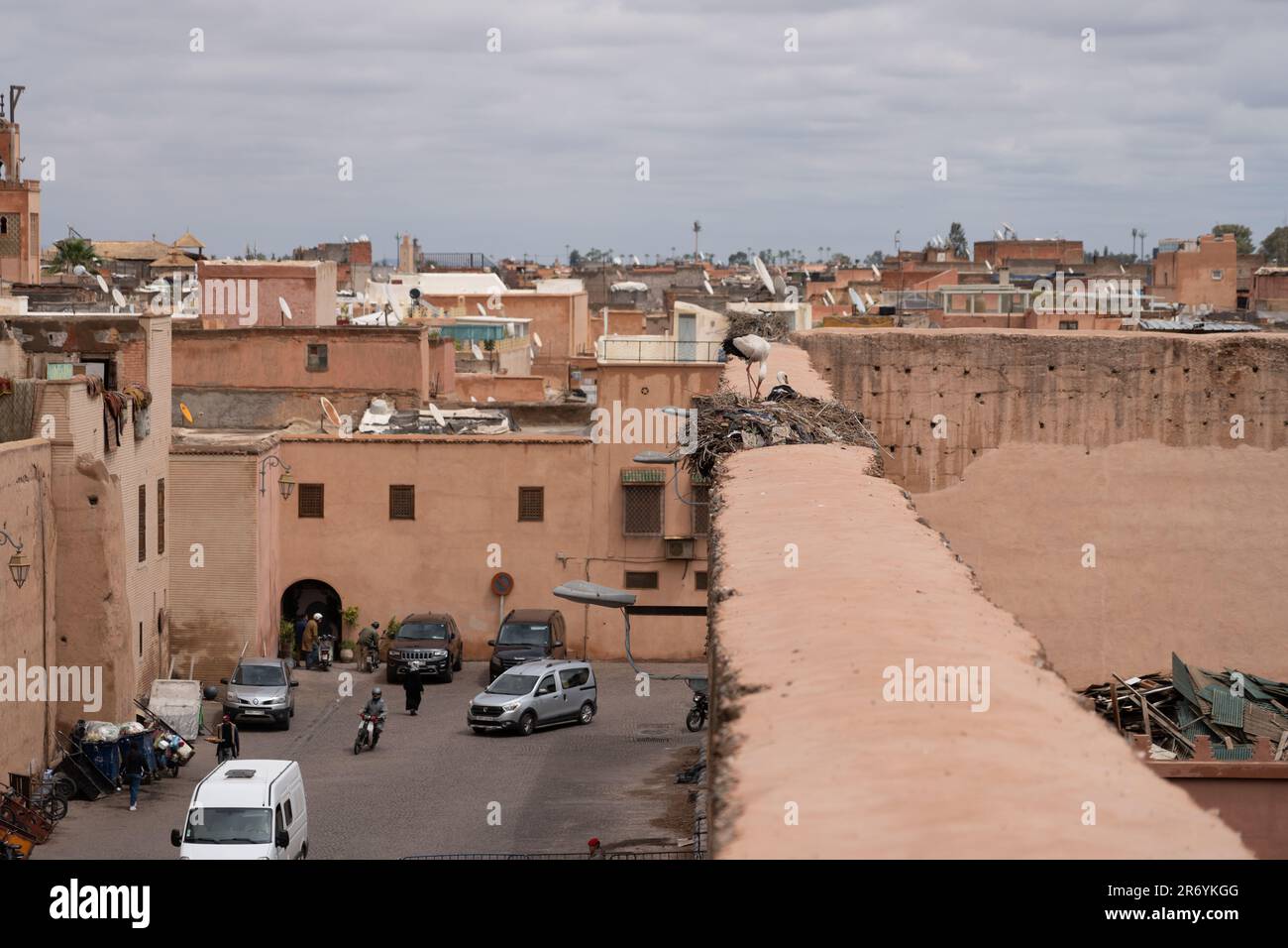El Badi Palace, Marrakech, Morocco Stock Photo - Alamy