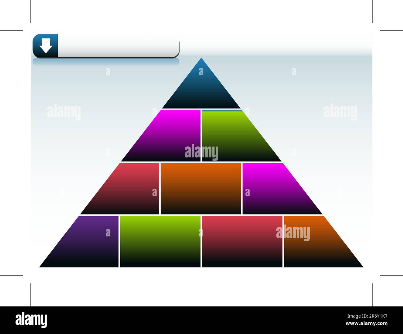 Triangle chart Stock Vector Images - Alamy