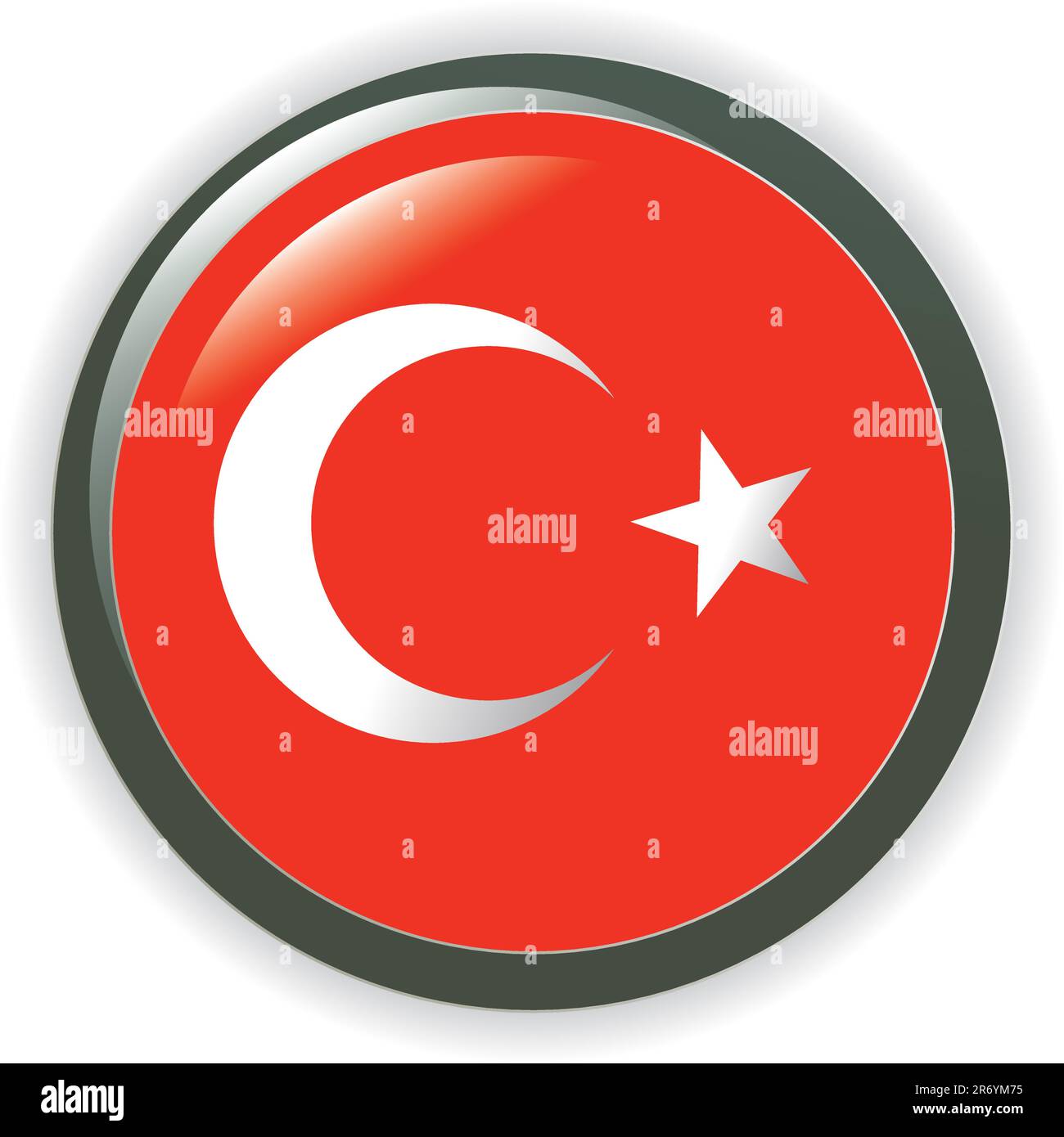 Flag turkey turkish bright Stock Vector Images - Alamy