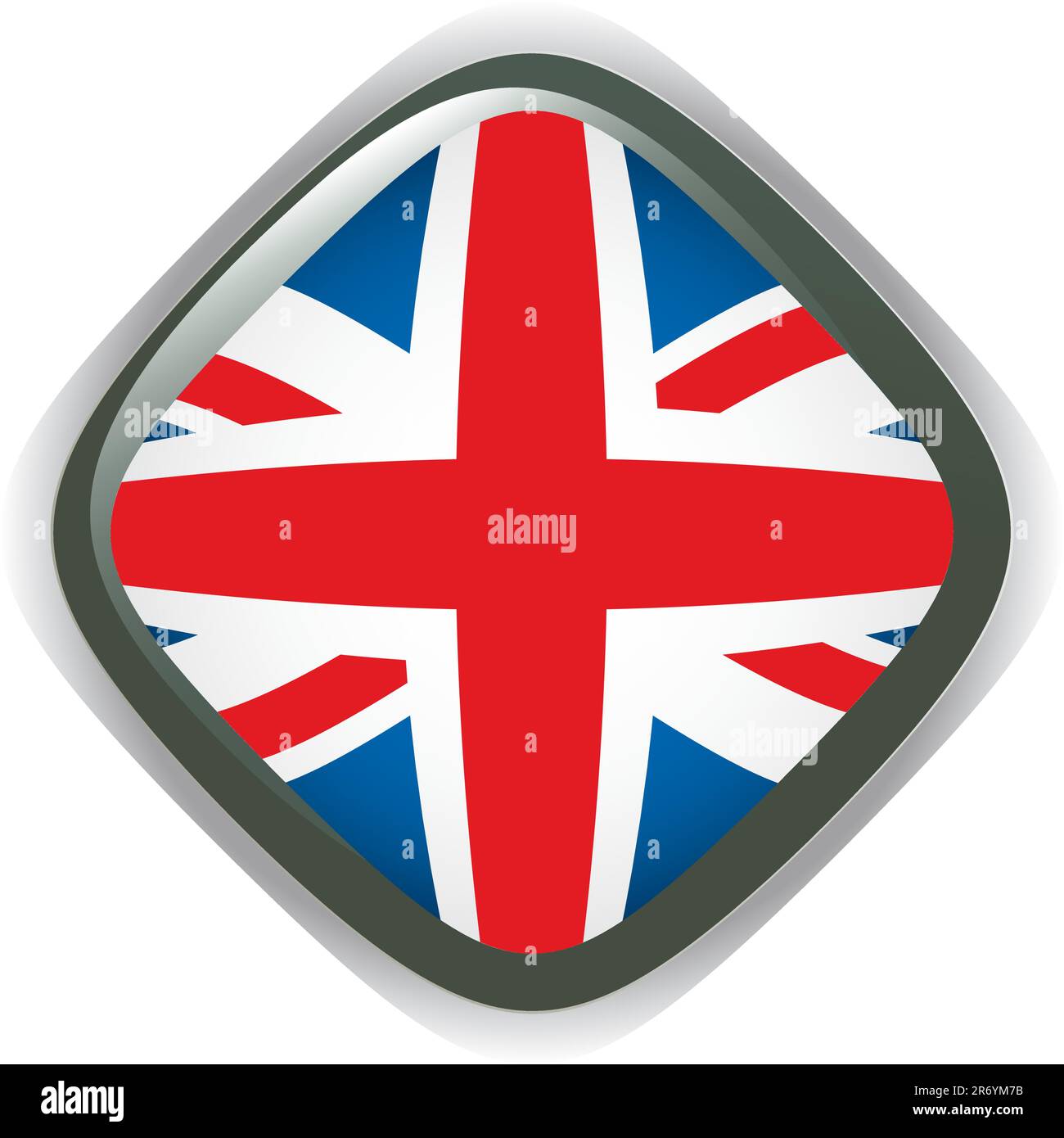 vector shiny web buttons with european country flags Stock Vector Image ...