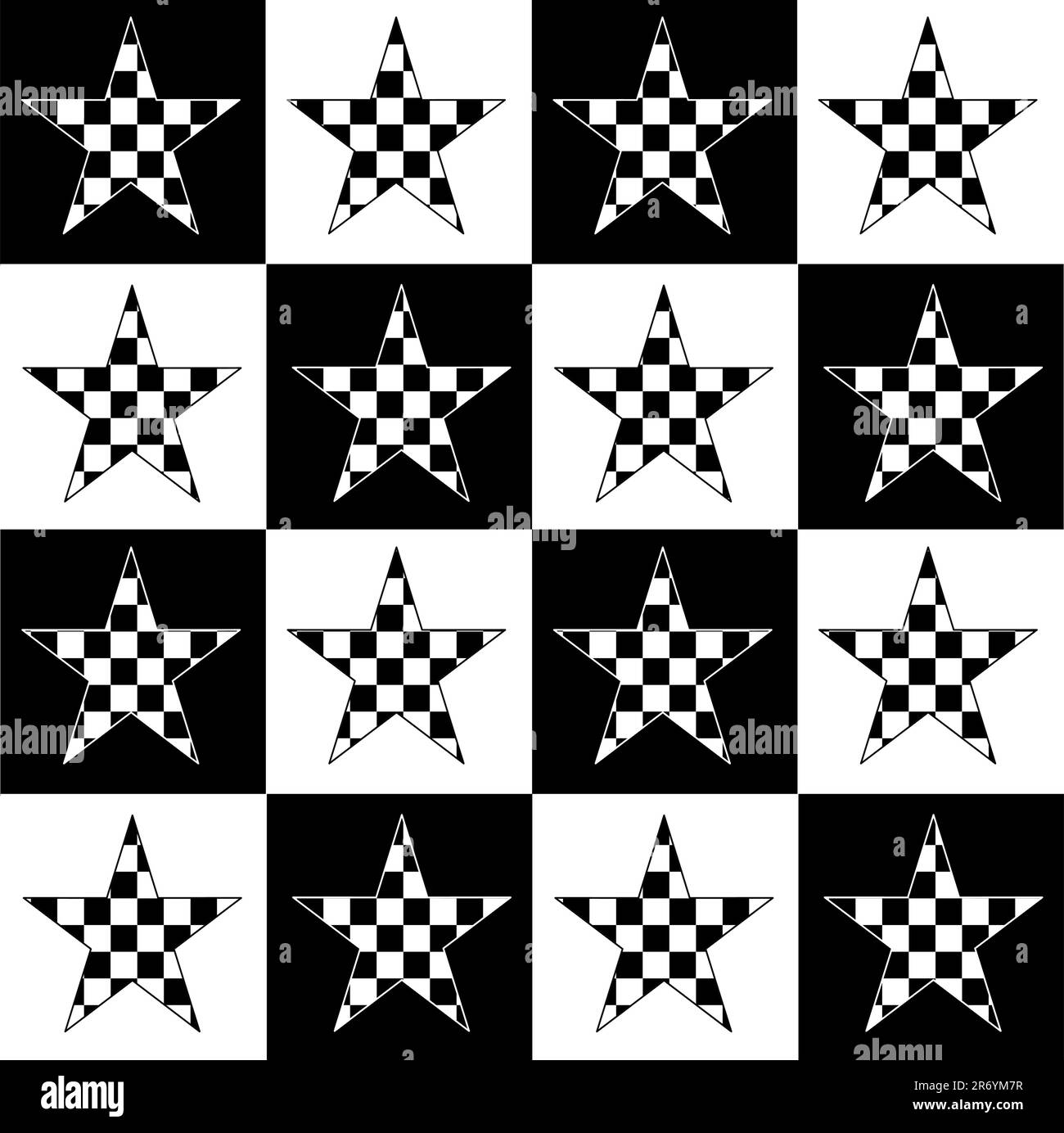 Checkered wallpaper Black and White Stock Photos & Images - Alamy