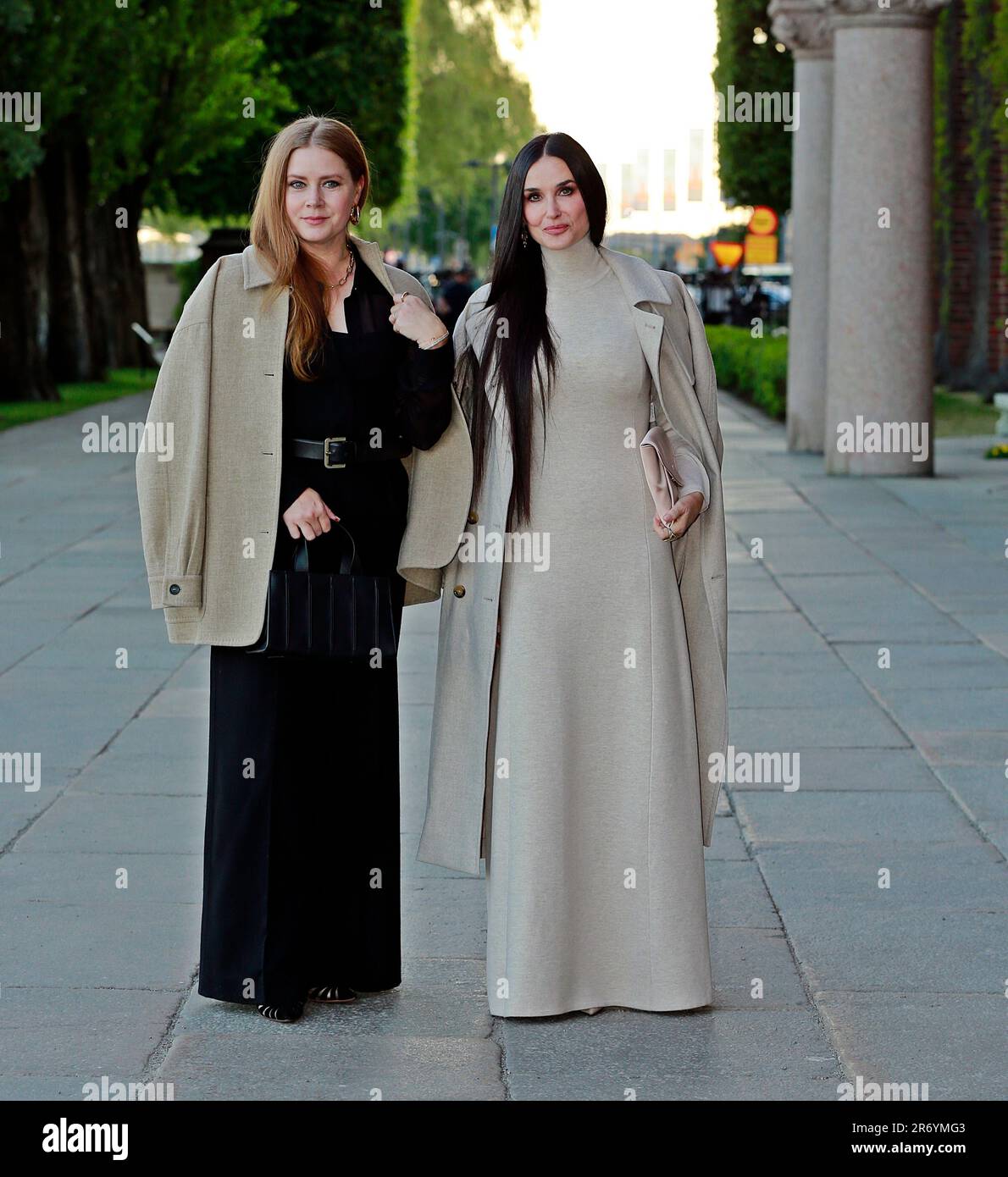 Stockholm, Sweden. 11th June, 2023. Amy Adams and Demi Moore arrives at ...