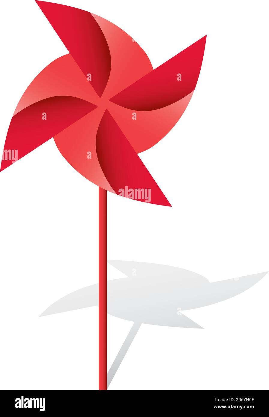 colorful windmill vector origami illustration Stock Vector Image & Art ...