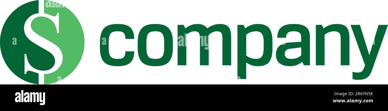 Vector Green sign as finance company logo Stock Vector Image & Art - Alamy