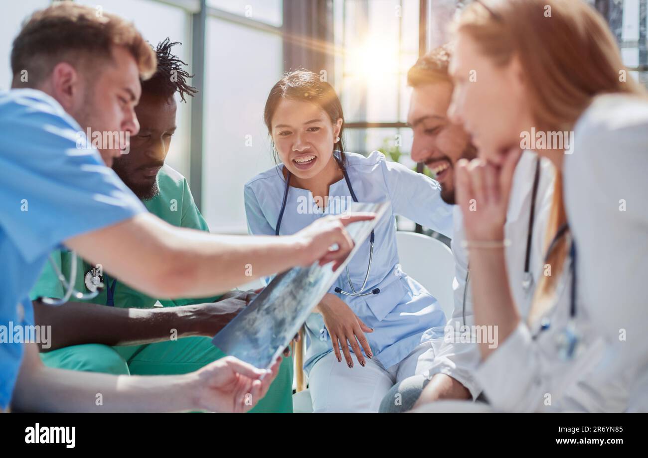 Group of Doctors and nurses Concept Teamwork in hospital for success ...