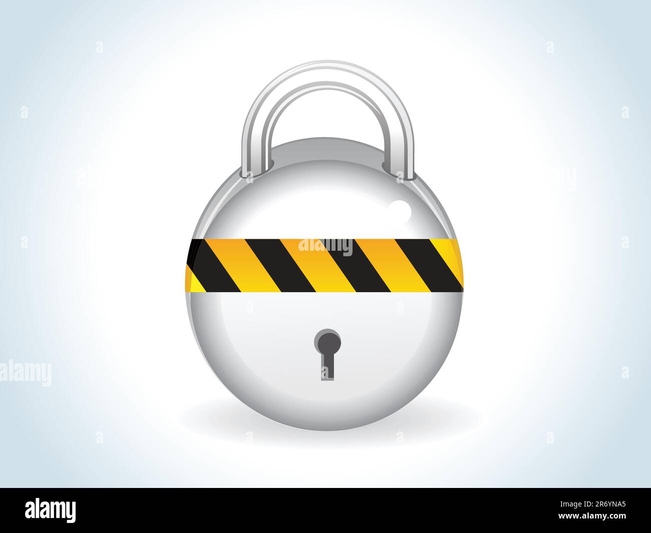 abstract glossy silver lock icon vector illustration Stock Vector Image & Art - Alamy