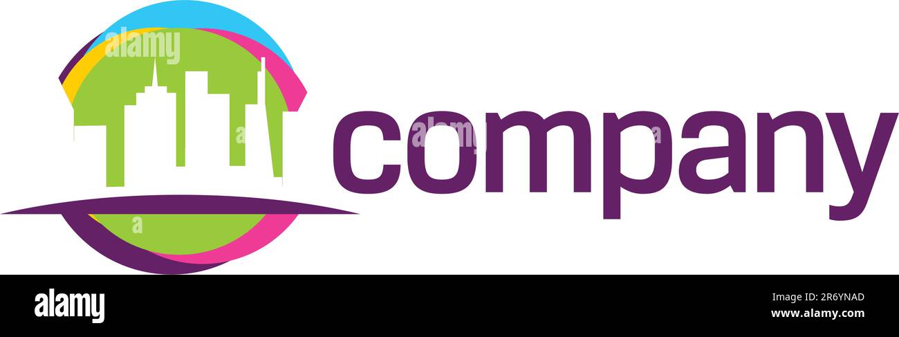 City centre symbol Stock Vector Images - Alamy