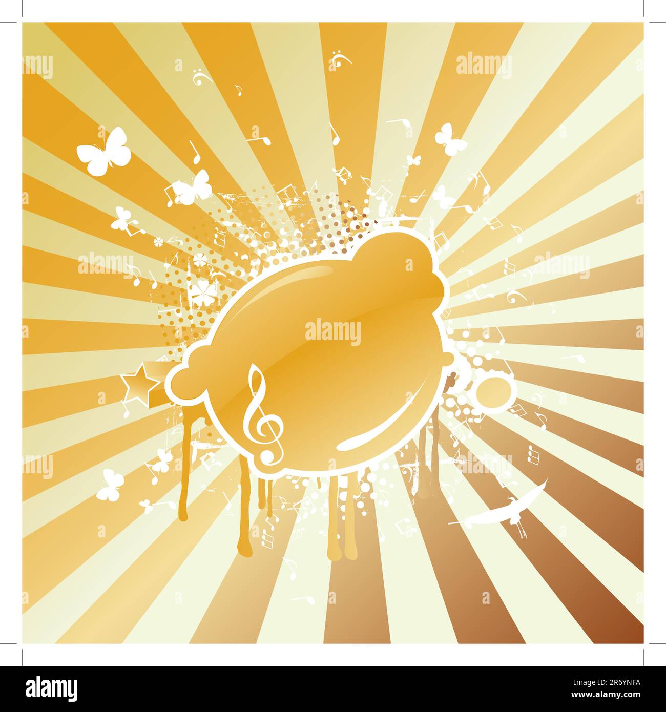 Abstract party background Vector illustration in golden color Stock ...