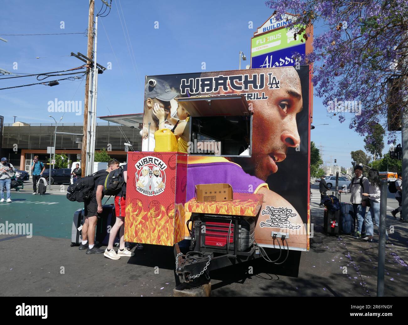 Los Angeles, California, USA 8th June 2023 Kobe Bryant Art Mural on ...
