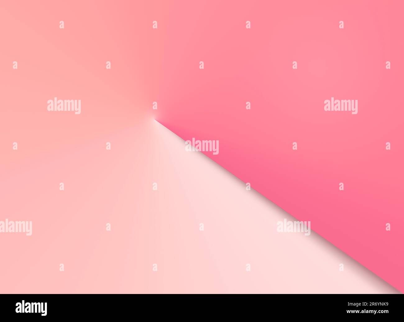 Abstract soft pink and peach colored background with smooth angle ...