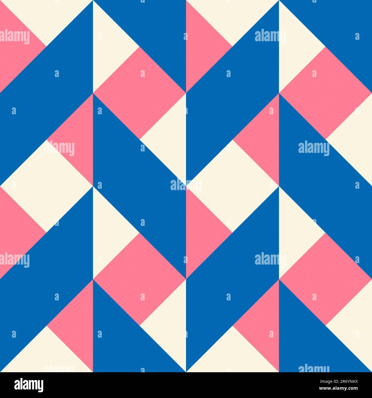 Seamless pattern of colorful geometric shapes, abstract minimalistic ...