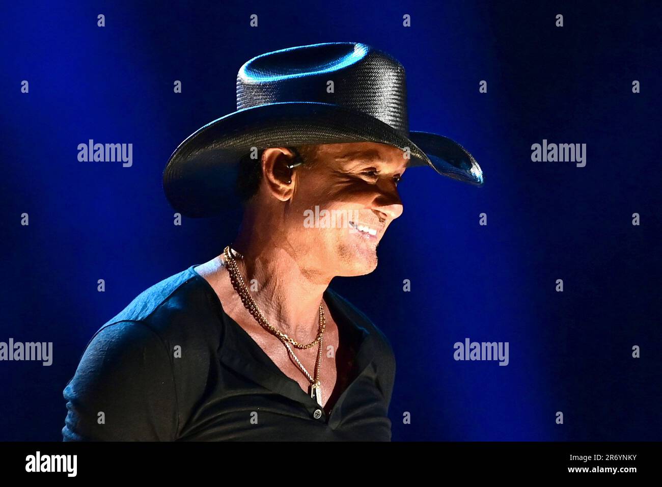 11 June 2023 - Nashville, Tennessee - Tim McGraw. 2023 CMA Music Fest ...