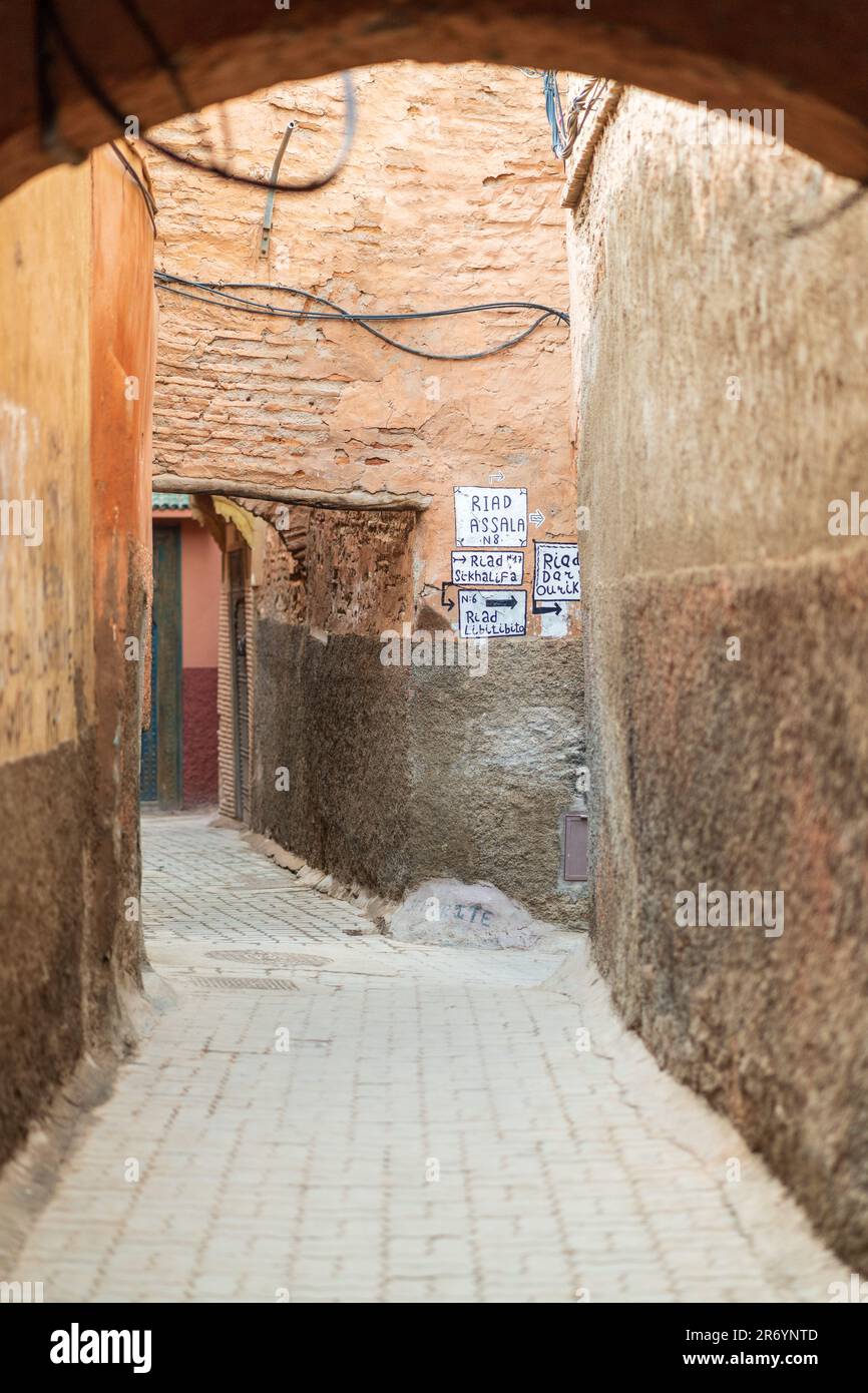 Marrakech city centre hi-res stock photography and images - Alamy