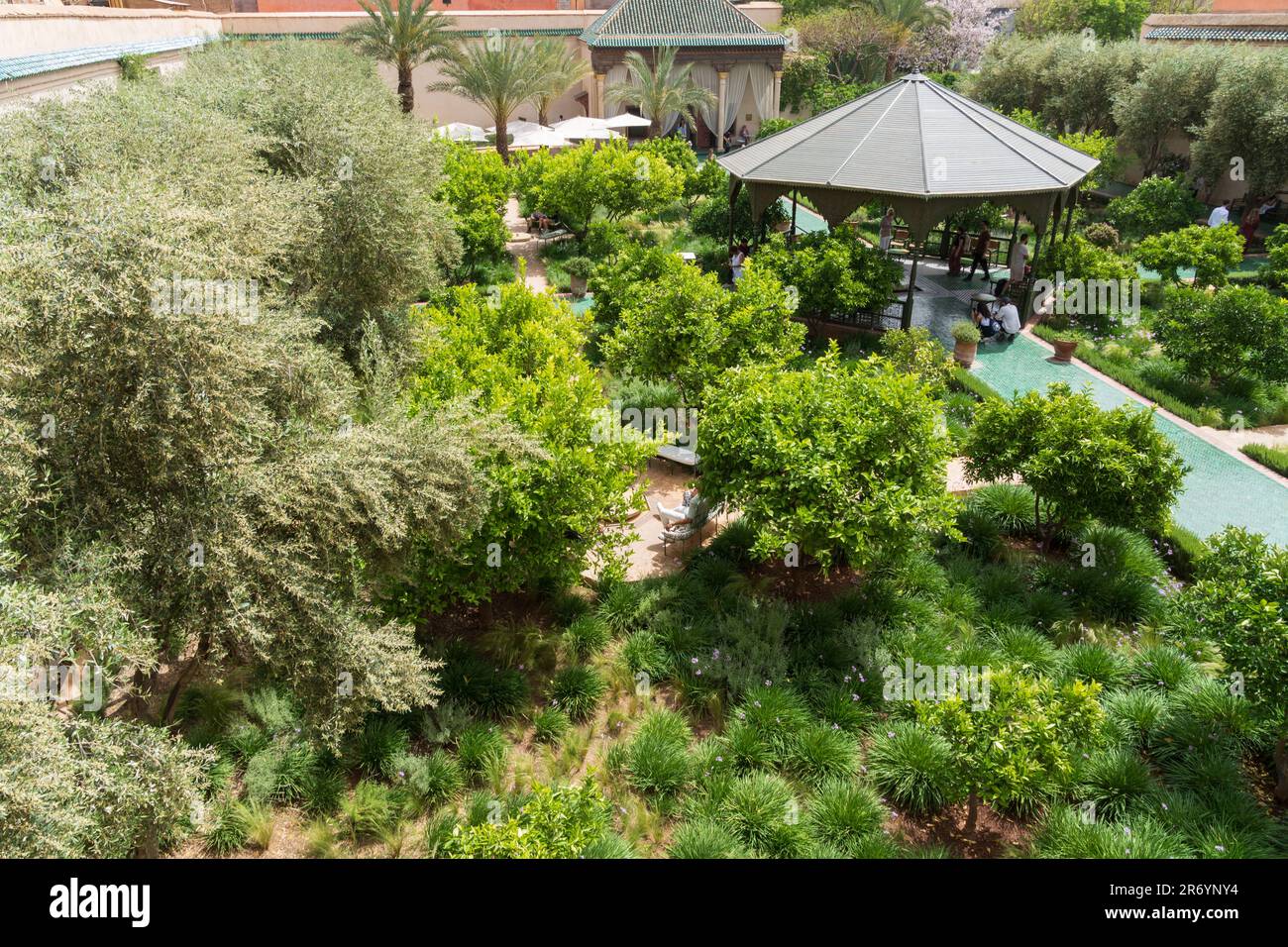 The Secret Garden, Marrakech, Morocco Stock Photo - Alamy