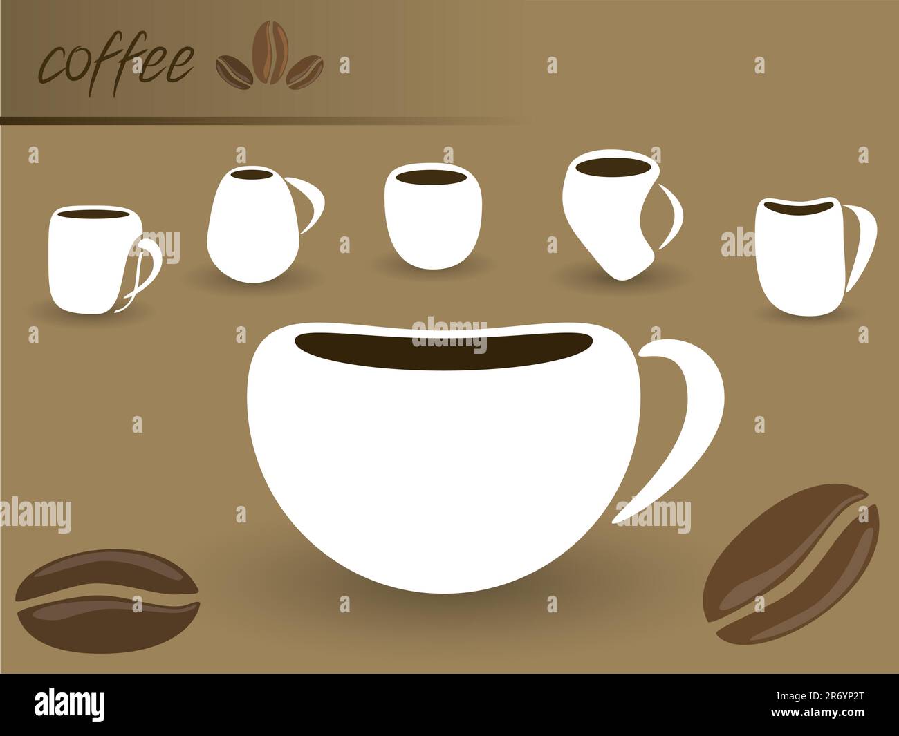Vector cups Stock Vector Images - Alamy