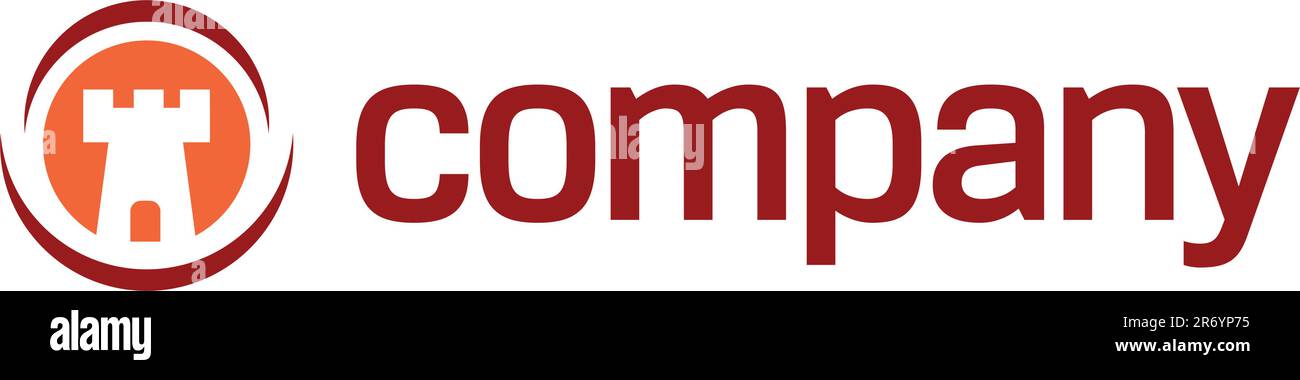 Security tower logo for house protection company Stock Vector Image ...