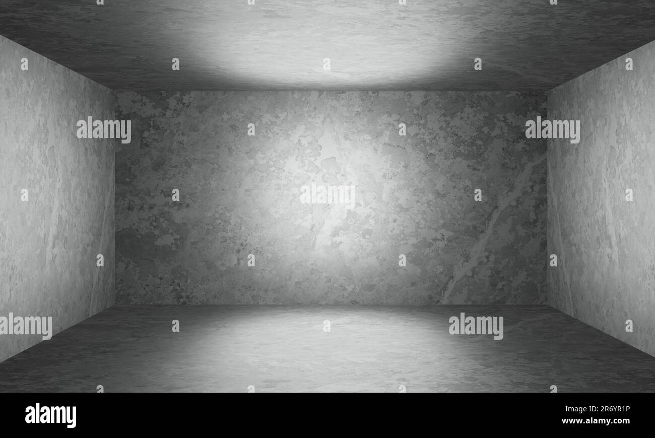 3d Cement room empty background Stock Photo - Alamy