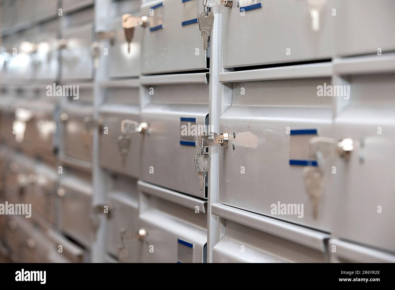 Metal cell in the registry for data storage Stock Photo - Alamy