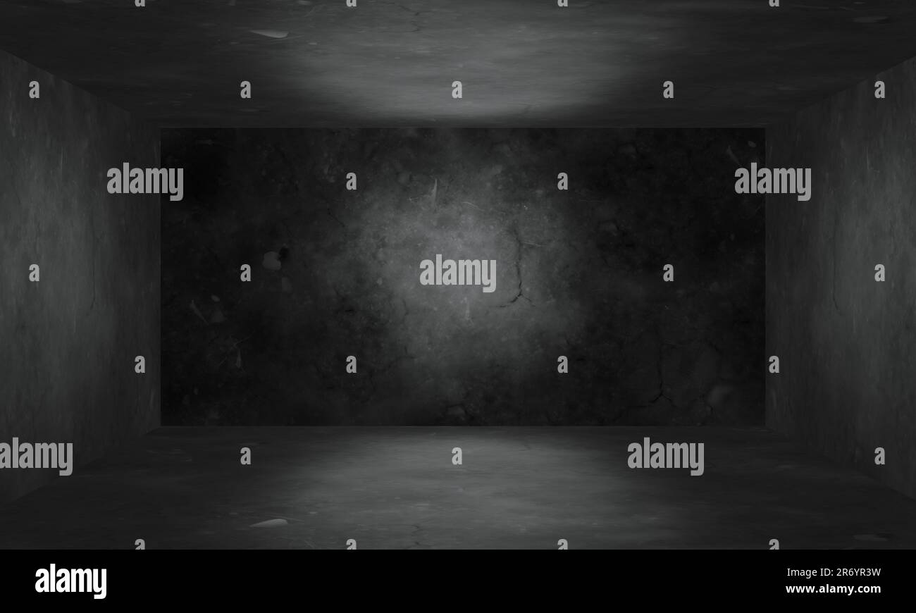 3d Cement room empty background Stock Photo - Alamy