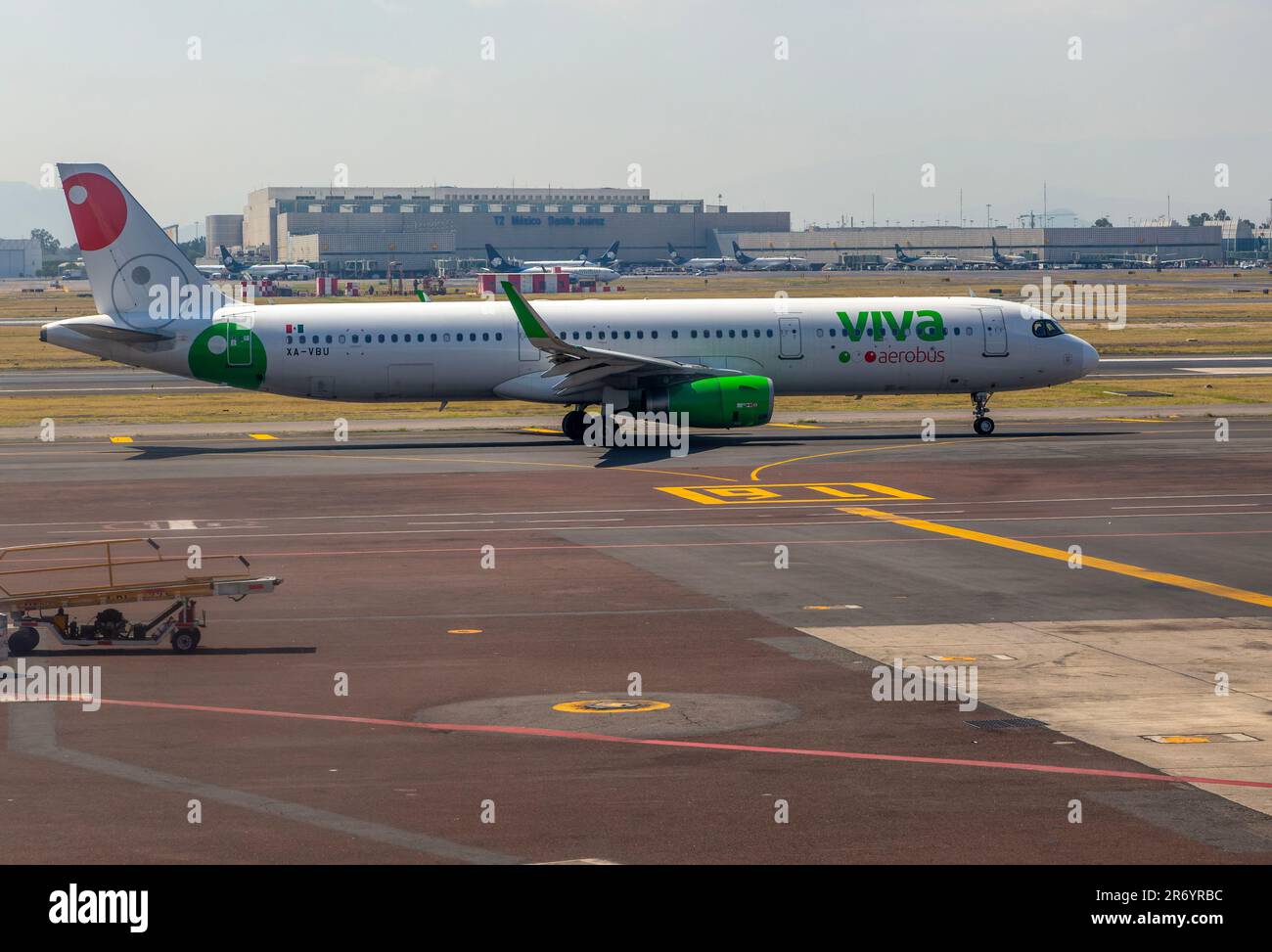 Viva Aerobus Airbus A321 plane, Terminal 1, Benito Juarez International ...