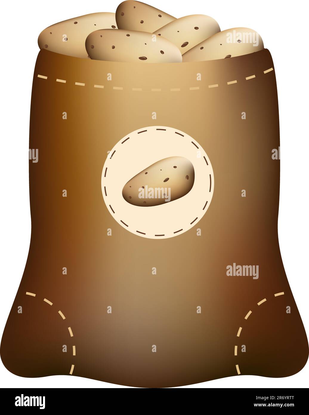 Brown sack Stock Vector Images - Alamy