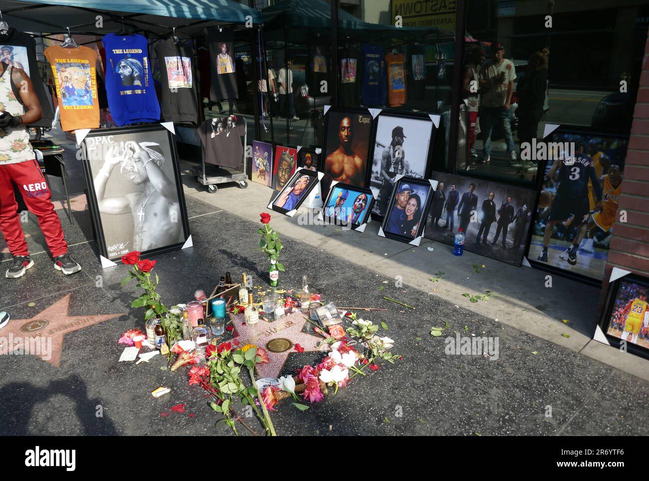 Los Angeles, California, USA 9th June 2023 Rapper Tupac Shakur ...