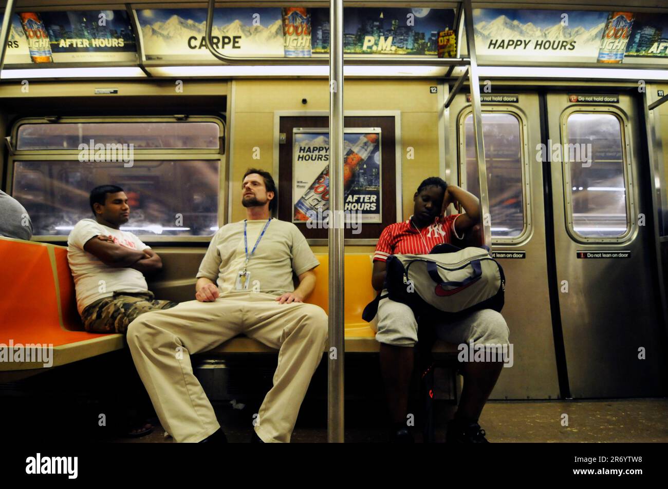Traveling in the subway in New York City, USA Stock Photo - Alamy