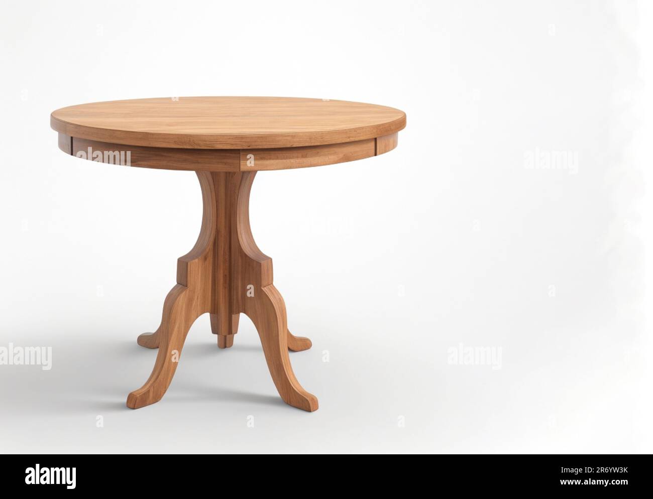 wooden table empty closeup top view isolated on white background Stock ...