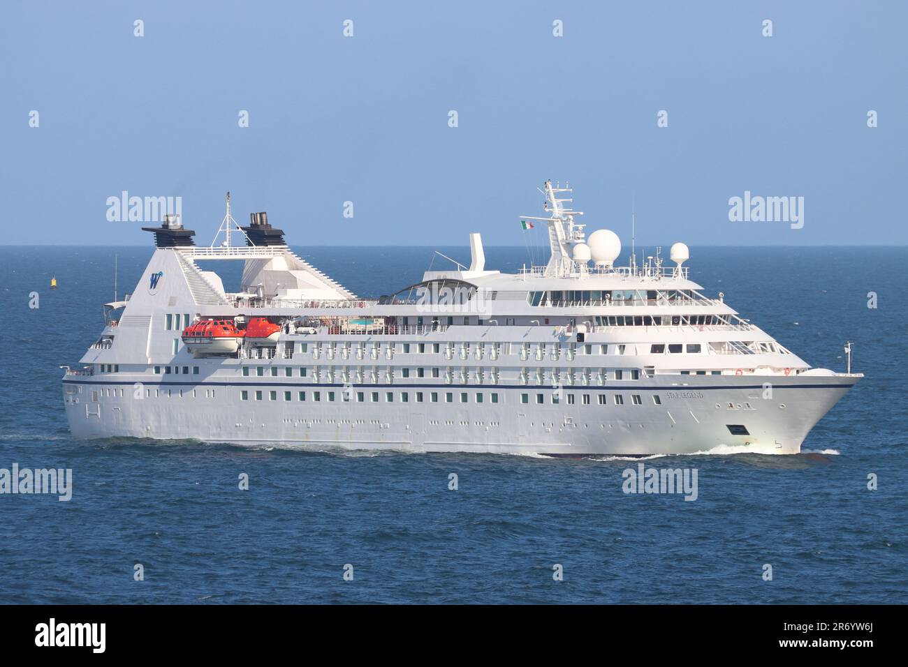 Cruise ship MS Star Legend, operated by Windstar Cruises, approaching ...