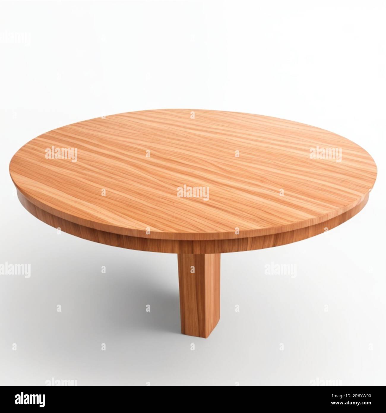 wooden table empty closeup top view isolated on white background Stock ...