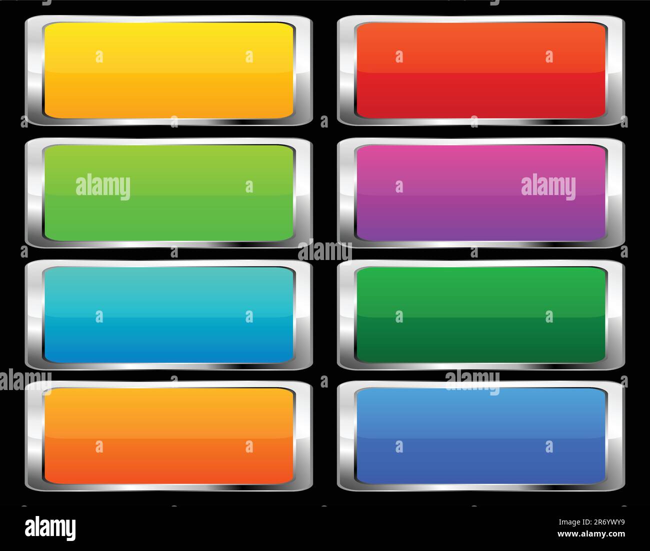 Desktop buttons Stock Vector Images - Alamy