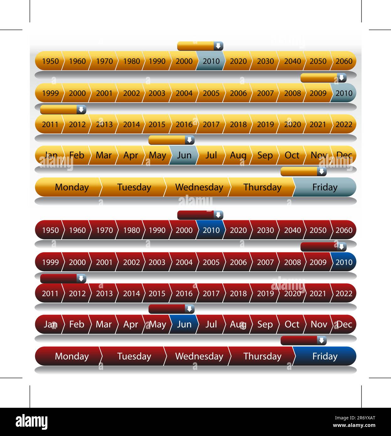 Timeline chart hi-res stock photography and images - Alamy