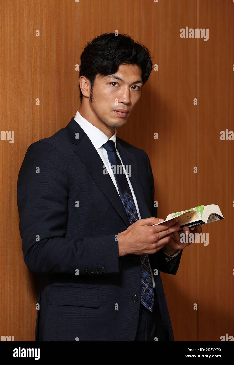 Ryōta Murata, a Japanese former professional boxer, poses a photo in Tokyo on June 12, 2023 ...