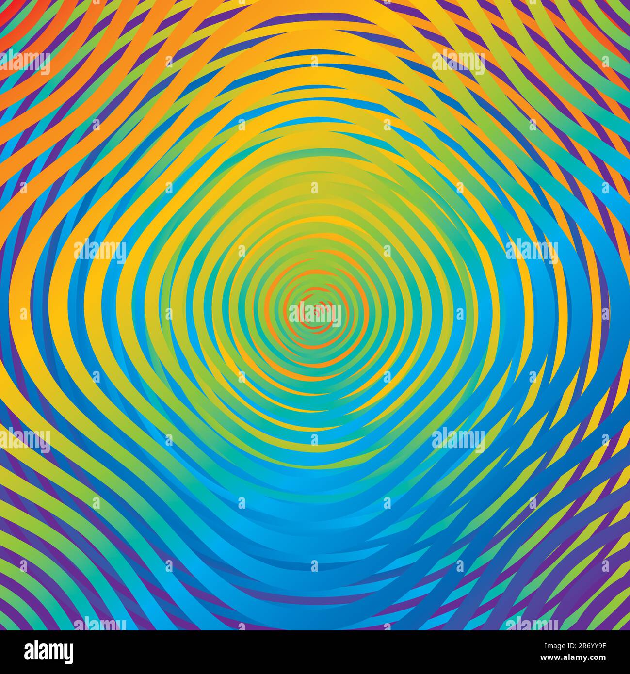 Vector abstract colorful spiral op-art Stock Vector Image & Art - Alamy