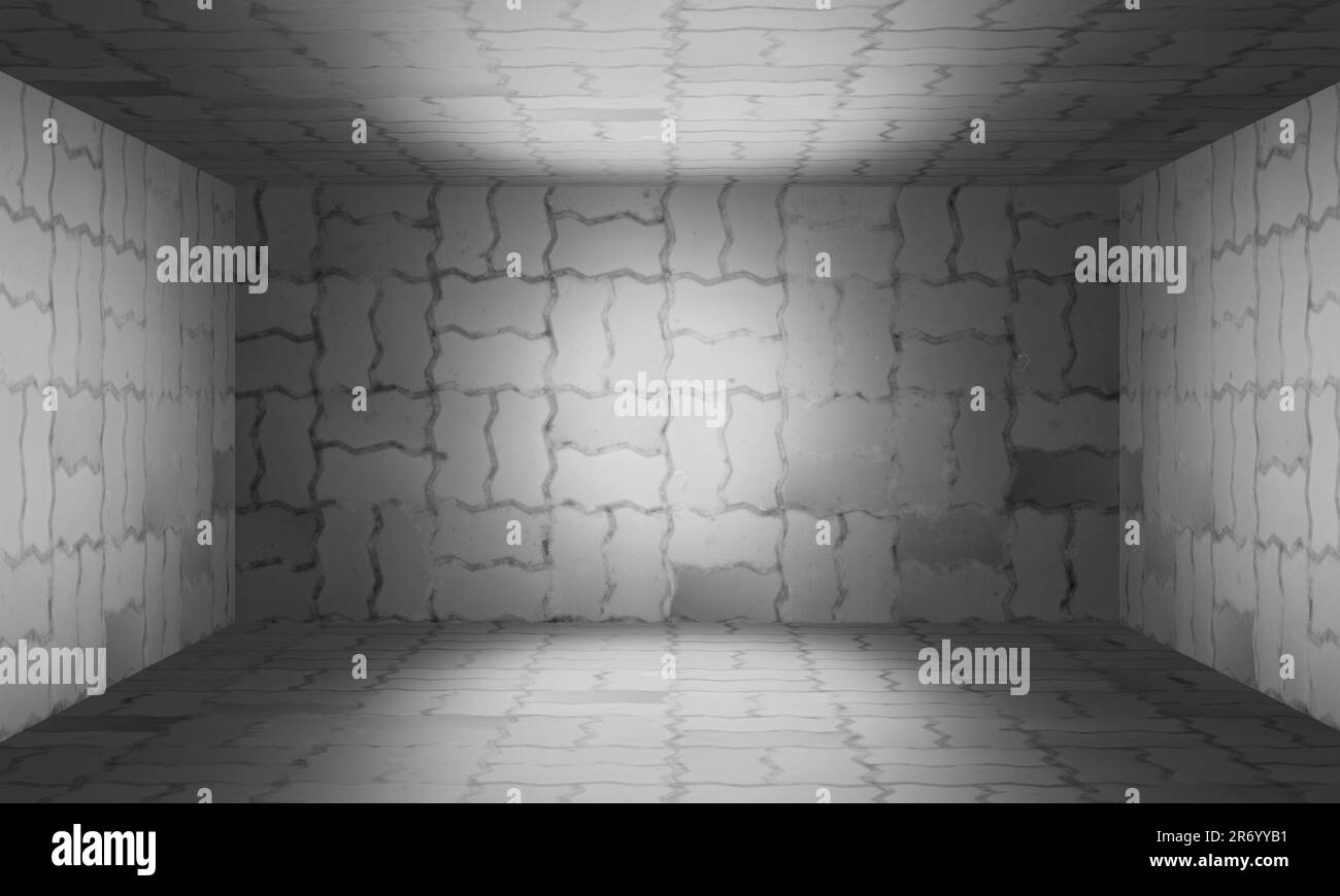 3d brick wall texture room abstract background Stock Photo - Alamy