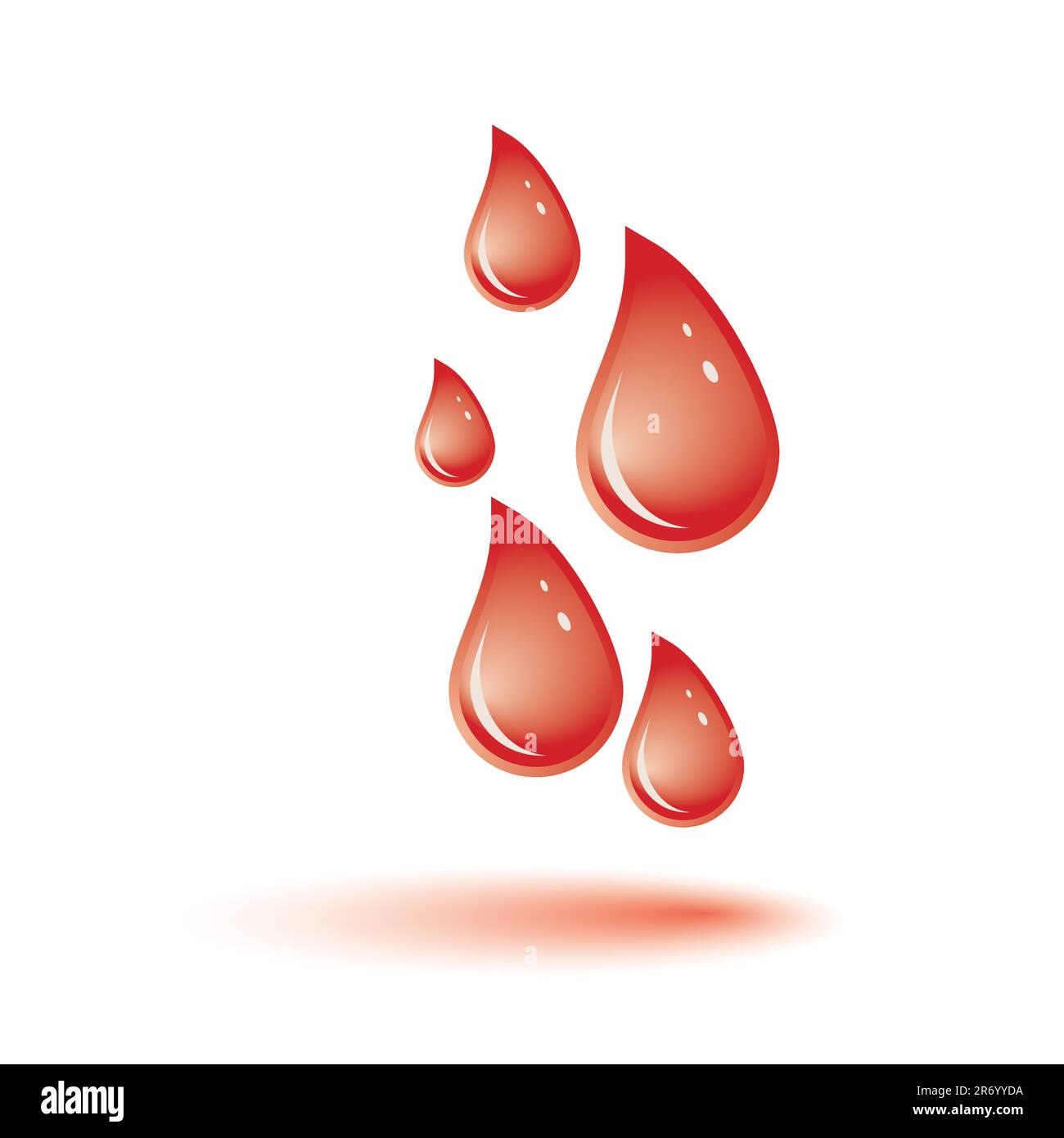 Blood drop illustration hi-res stock photography and images - Alamy