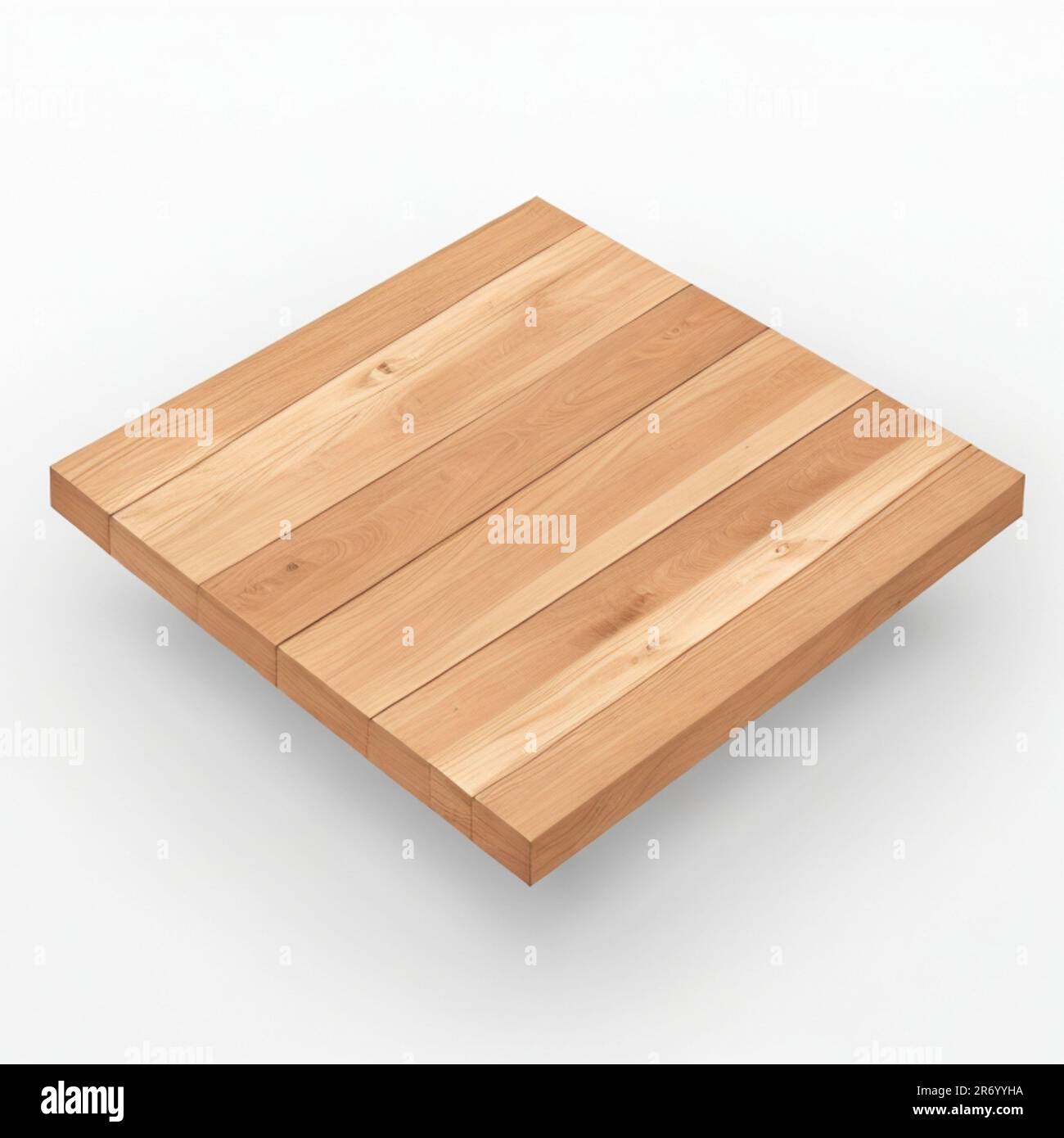 wooden table empty closeup top view isolated on white background Stock ...