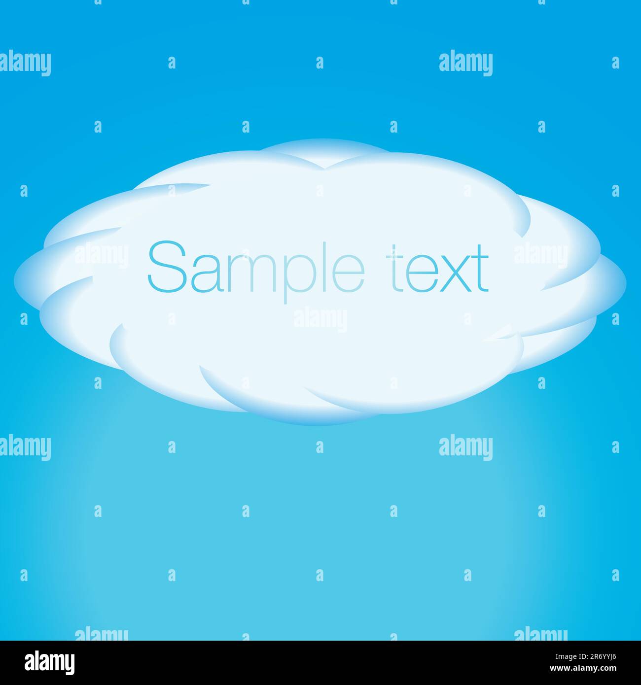 Illustration: sky and clouds vector Stock Vector Image & Art - Alamy