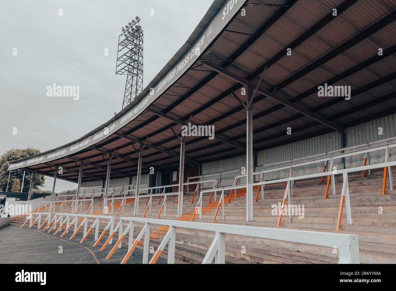 Edgar Street Football Stadium the home of Hereford FC Stock Photo - Alamy